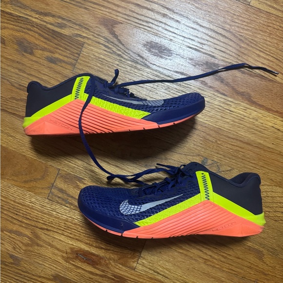 Nike | Shoes | Nike Metcon 6 Deep Royal Blue Bright Mango | Poshmark